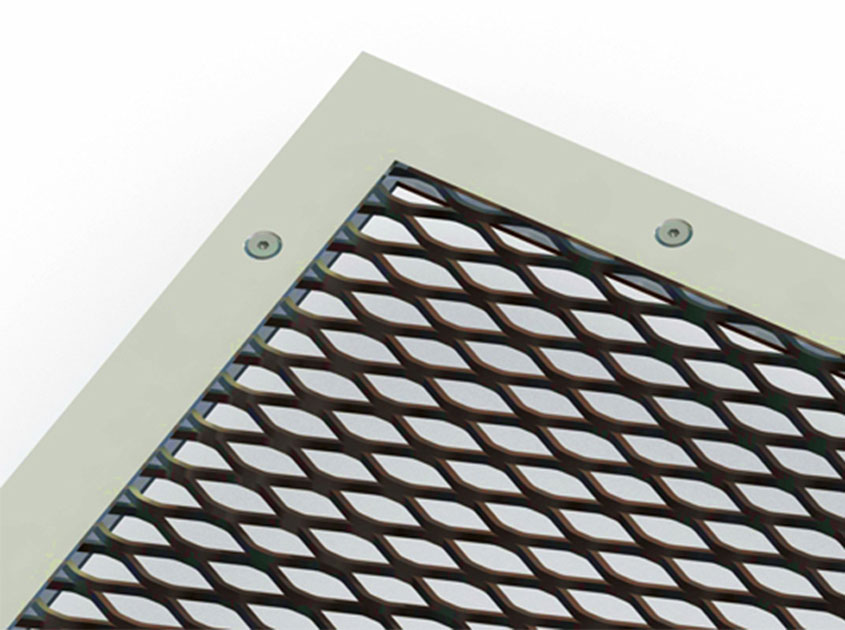 Expanded Metal Mesh, Diamond-shaped Wire Mesh Panel