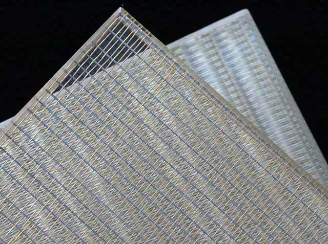 laminated glass metal mesh Factory